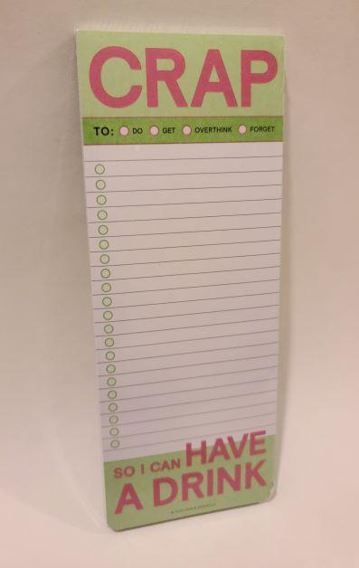 Crap List Notepad – Macro Polo